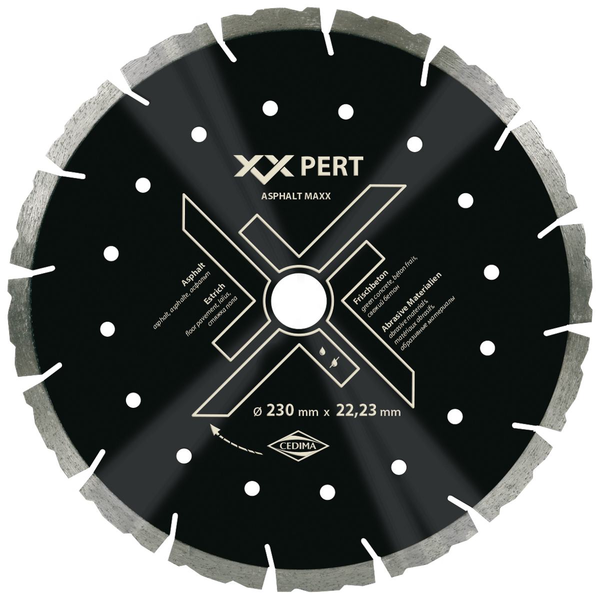 Diamond cutting disc ASPHALT MAXX - CEDIMA EN